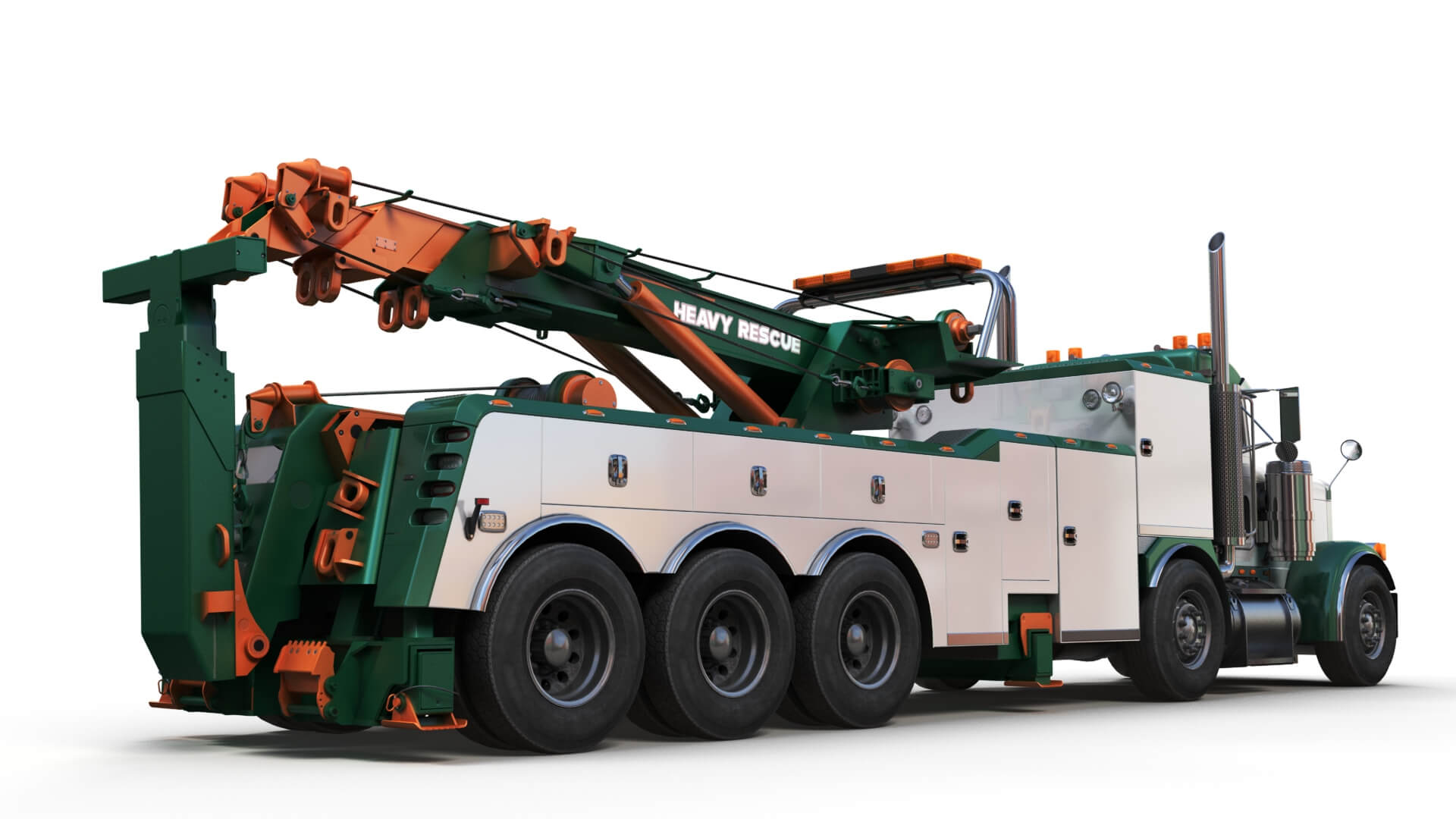 Peterbilt 379 Custom Wrecker Truck - 3D Model by Veaceslav Condraciuc