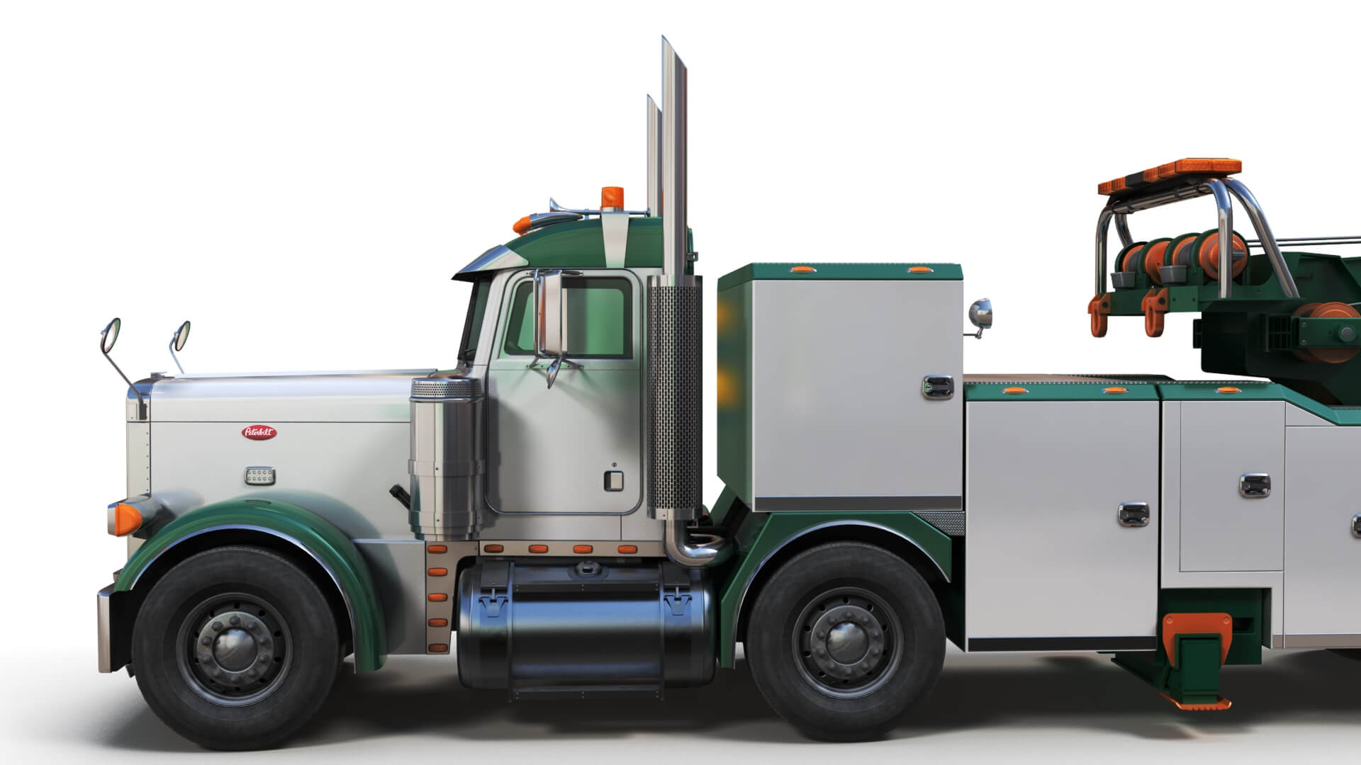 Peterbilt 379 Custom Wrecker Truck - 3D Model by Veaceslav Condraciuc