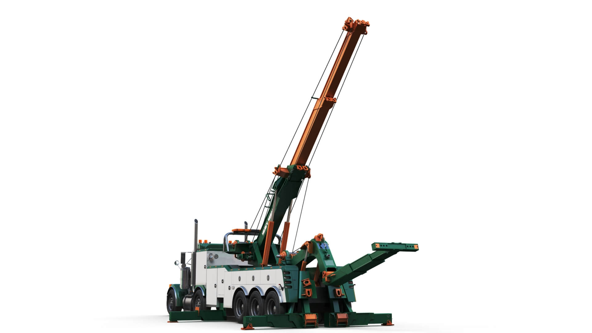 Peterbilt 379 Custom Wrecker Truck - 3D Model by Veaceslav Condraciuc