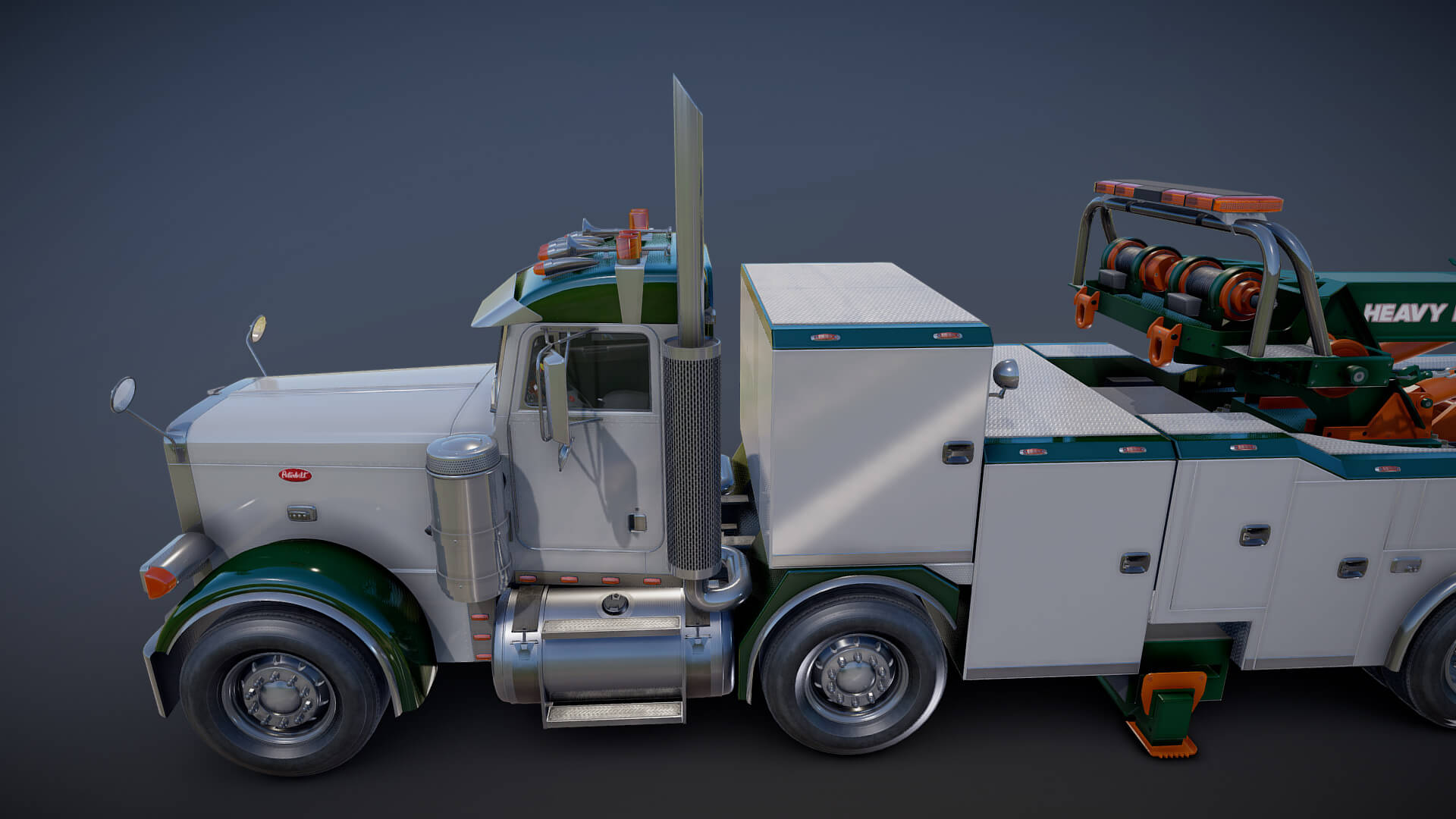 Peterbilt 379 Custom Wrecker Truck - 3D Model by Veaceslav Condraciuc