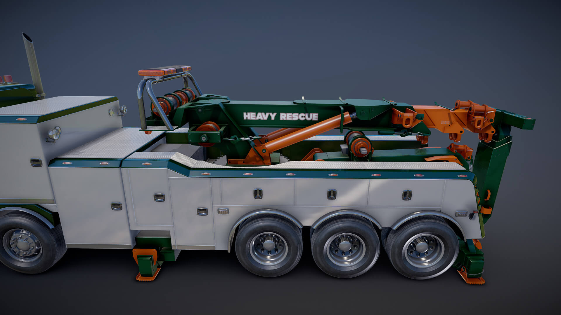 Peterbilt 379 Custom Wrecker Truck - 3D Model by Veaceslav Condraciuc