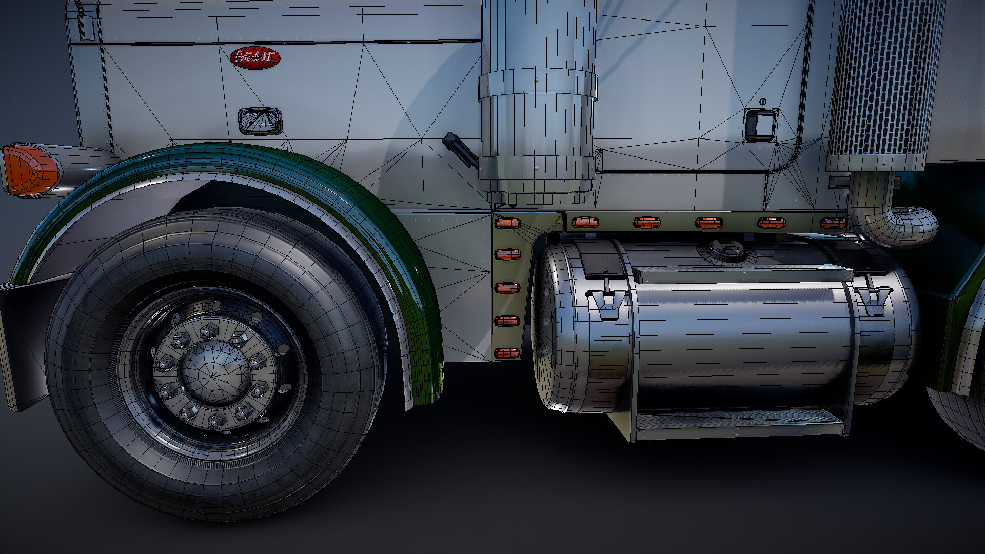 Peterbilt 379 Custom Wrecker Truck - 3D Model by Veaceslav Condraciuc