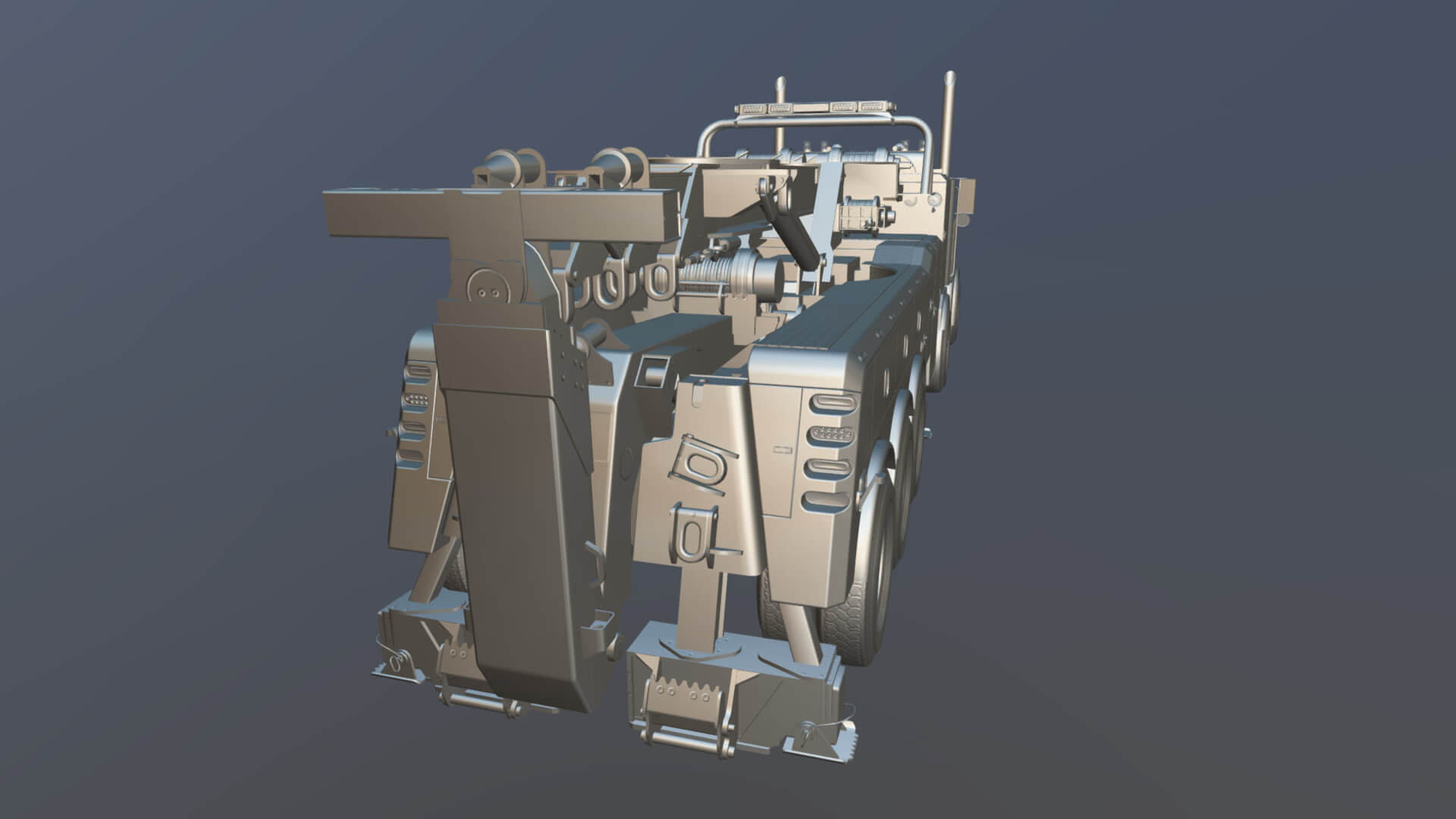 Peterbilt 379 Custom Wrecker Truck - 3D Model by Veaceslav Condraciuc