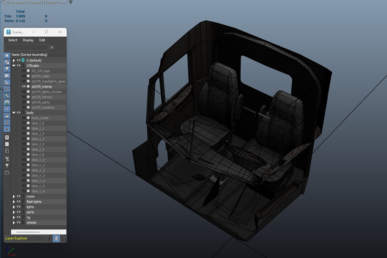 Peterbilt 379 Custom Wrecker Truck - 3D Model by Veaceslav Condraciuc