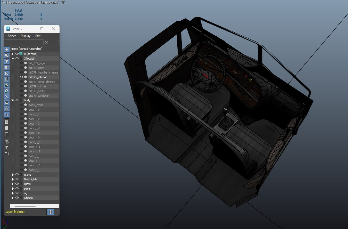 Peterbilt 379 Custom Wrecker Truck - 3D Model by Veaceslav Condraciuc