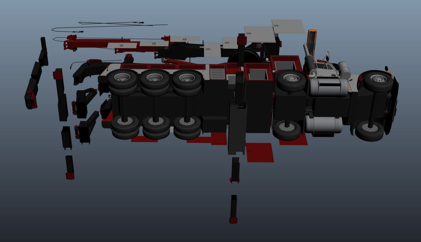 Peterbilt 379 Custom Wrecker Truck - 3D Model by Veaceslav Condraciuc