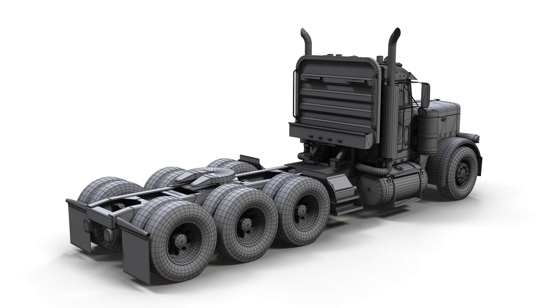 Peterbilt 379 Heavy Hauler Truck - 3D Model by Veaceslav Condraciuc