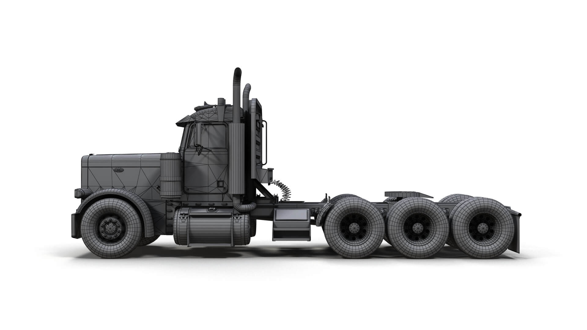 Peterbilt 379 Heavy Hauler Truck - 3D Model by Veaceslav Condraciuc