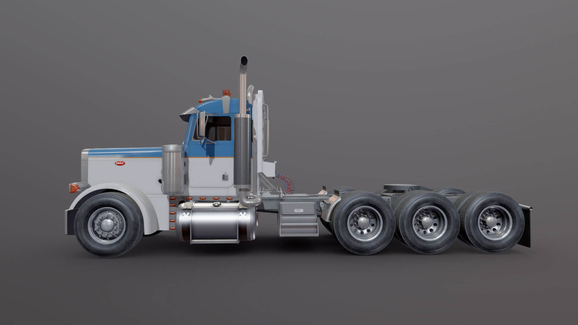 Peterbilt 379 Heavy Hauler Truck - 3D Model by Veaceslav Condraciuc