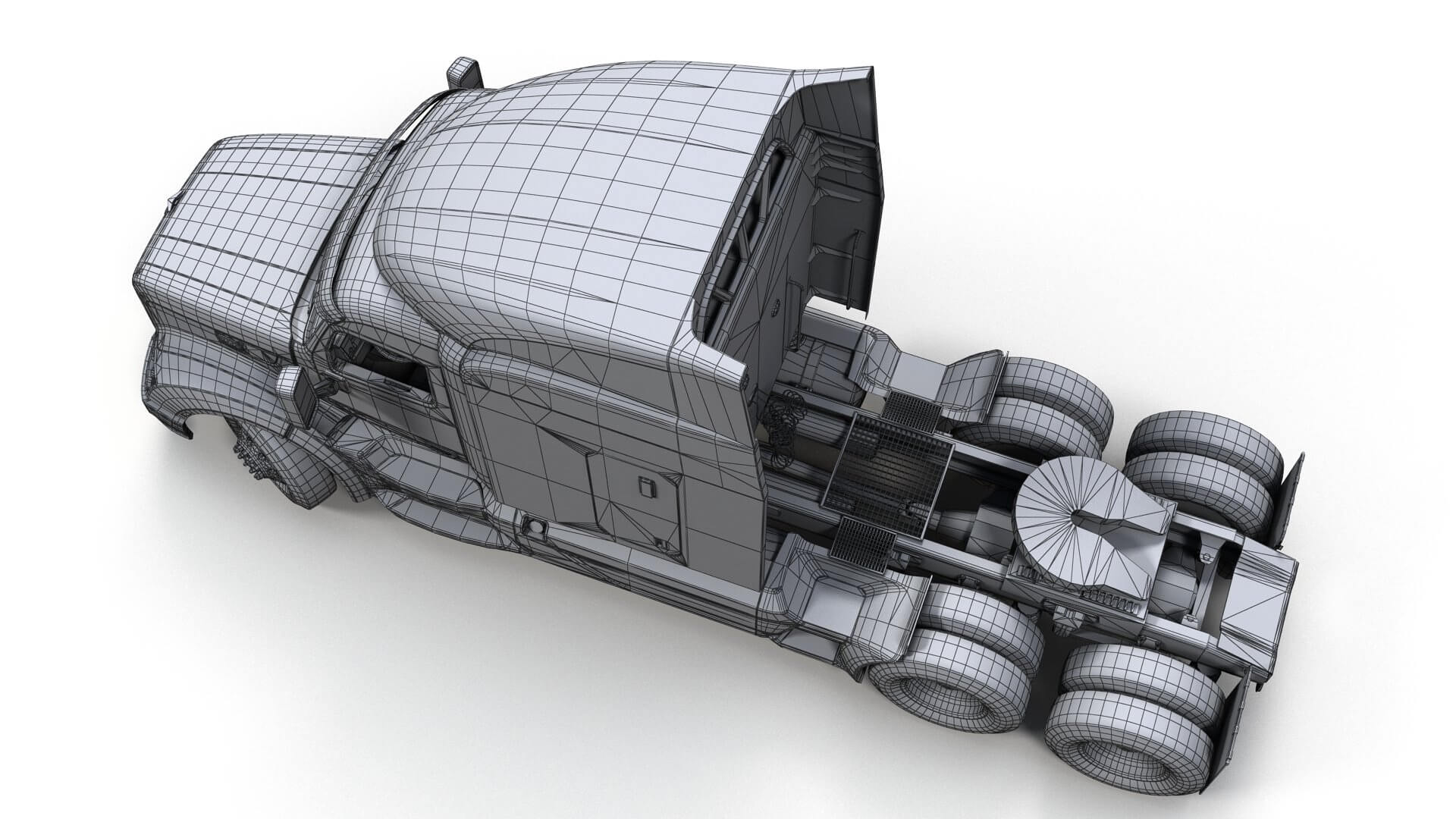Peterbilt 579 Truck - 3D Model by Veaceslav Condraciuc