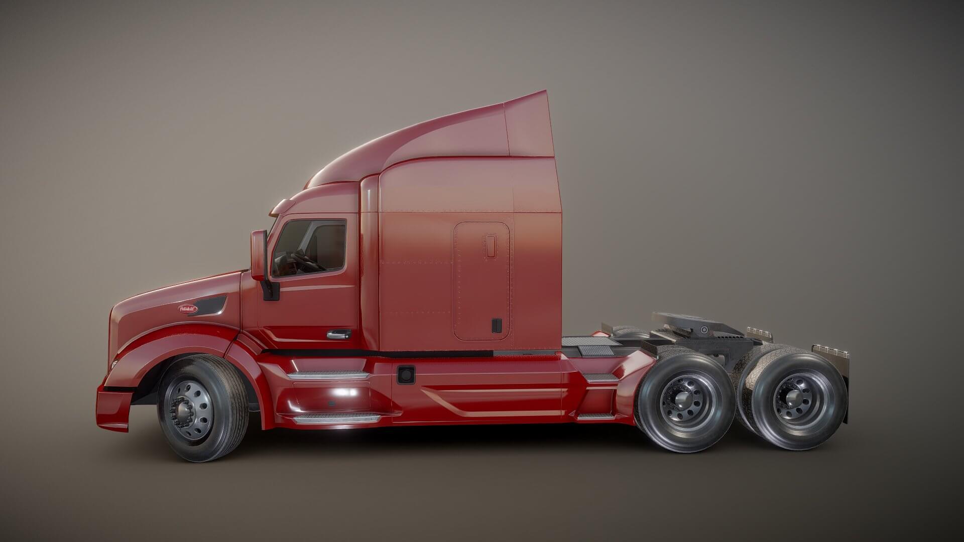 Peterbilt 579 Truck - 3D Model by Veaceslav Condraciuc