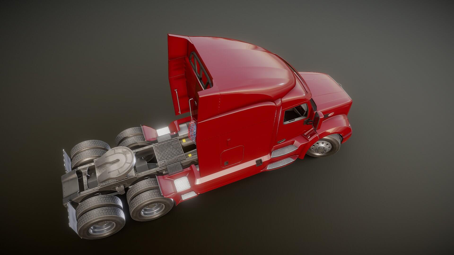 Peterbilt 579 Truck - 3D Model by Veaceslav Condraciuc