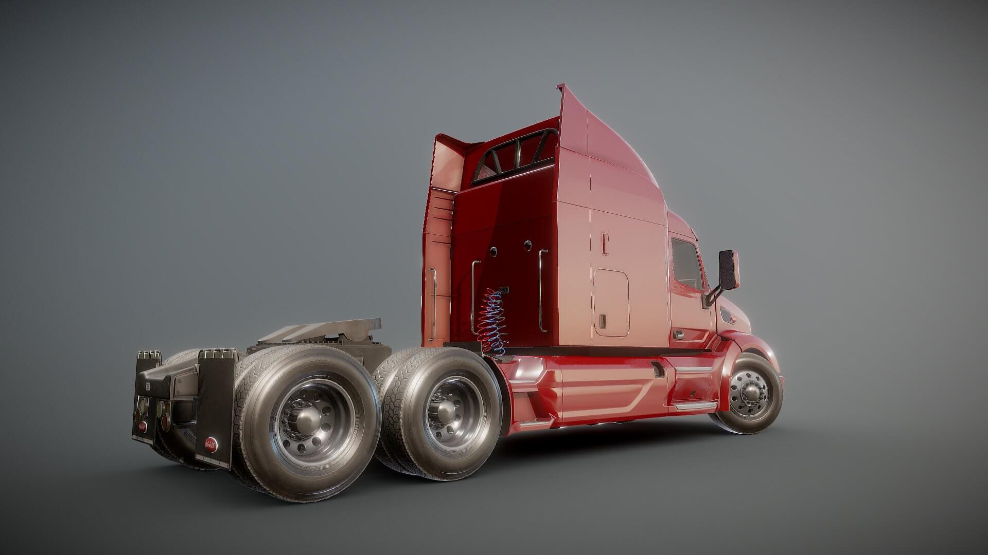 Peterbilt 579 Truck - 3D Model by Veaceslav Condraciuc