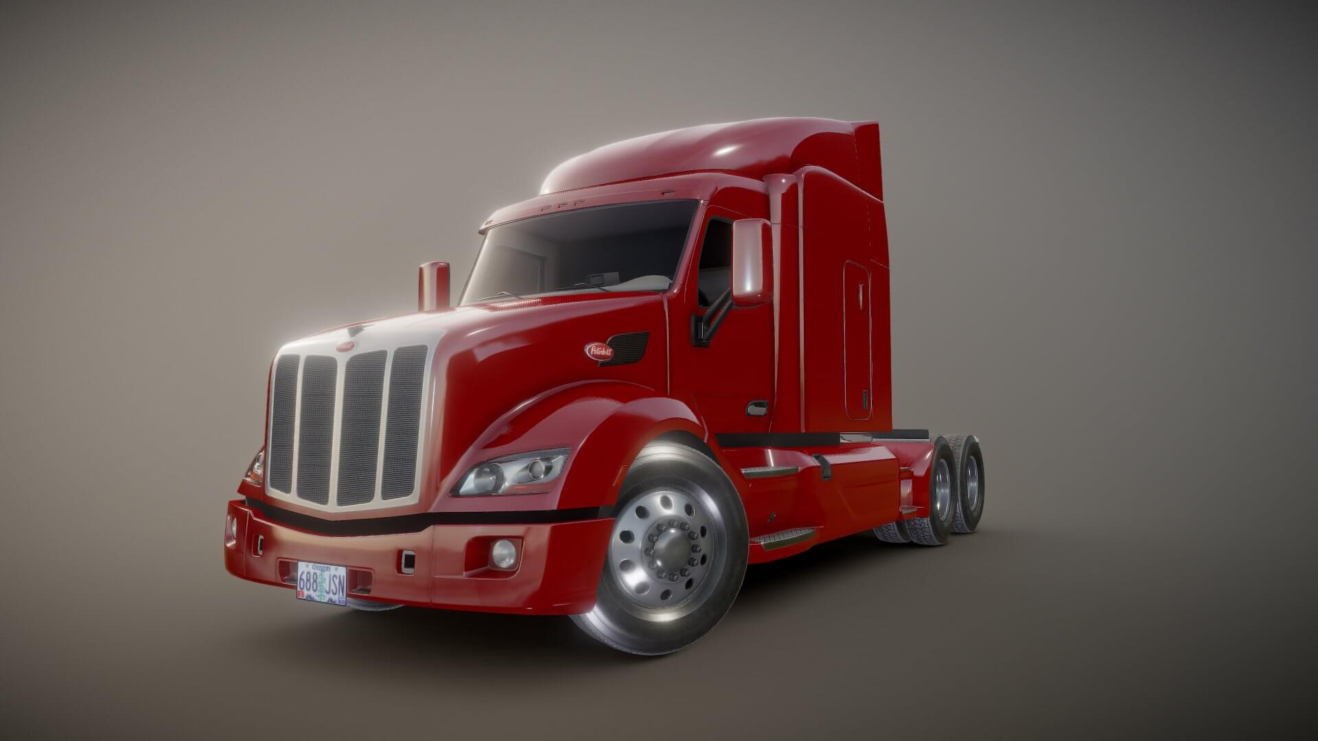 Peterbilt 579 Truck - 3D Model by Veaceslav Condraciuc