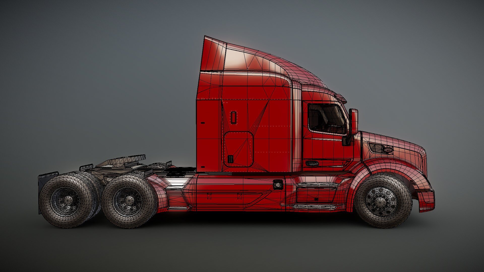 Peterbilt 579 Truck - 3D Model by Veaceslav Condraciuc