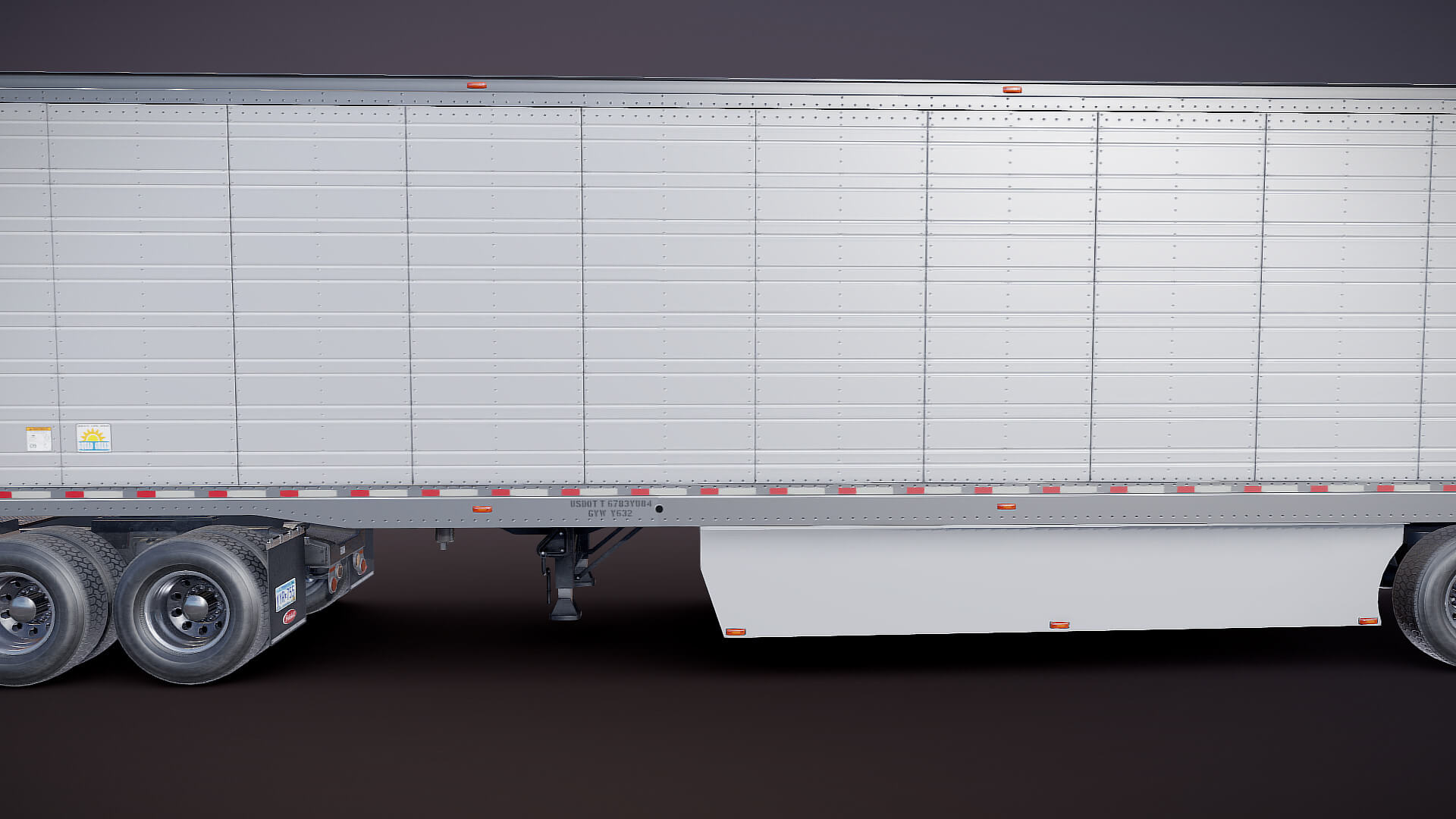 Peterbilt Refrigerated Trailer - 3D Model by Veaceslav Condraciuc