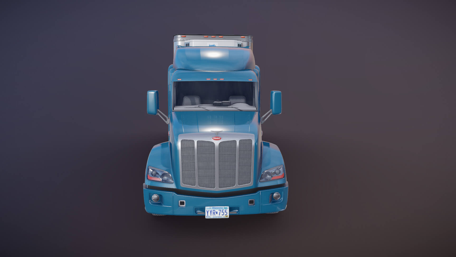 Peterbilt Refrigerated Trailer - 3D Model by Veaceslav Condraciuc
