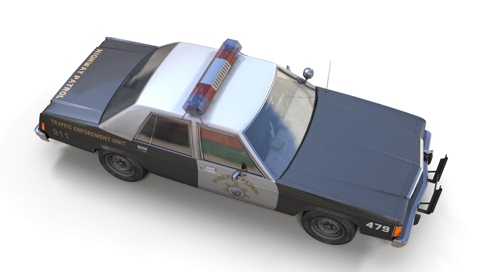 Police Patrol Car - 3D Model by Veaceslav Condraciuc