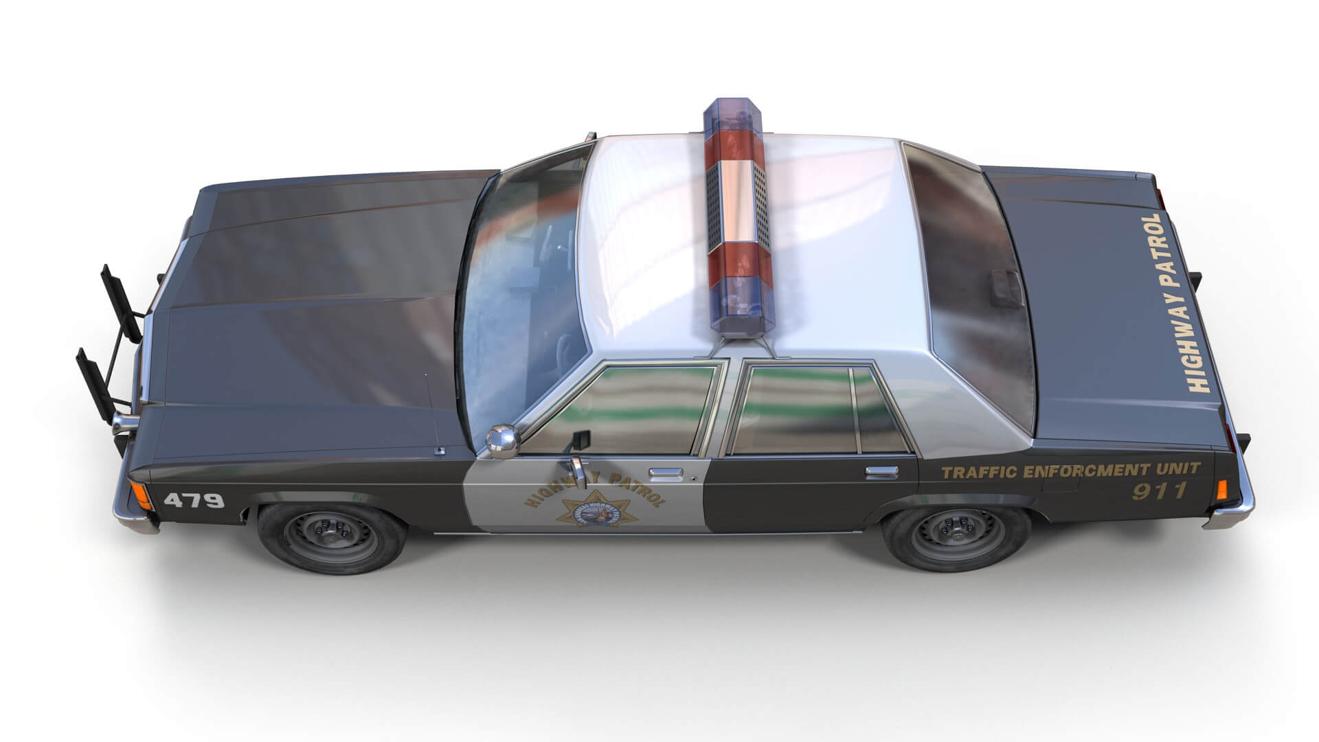 Police Patrol Car - 3D Model by Veaceslav Condraciuc