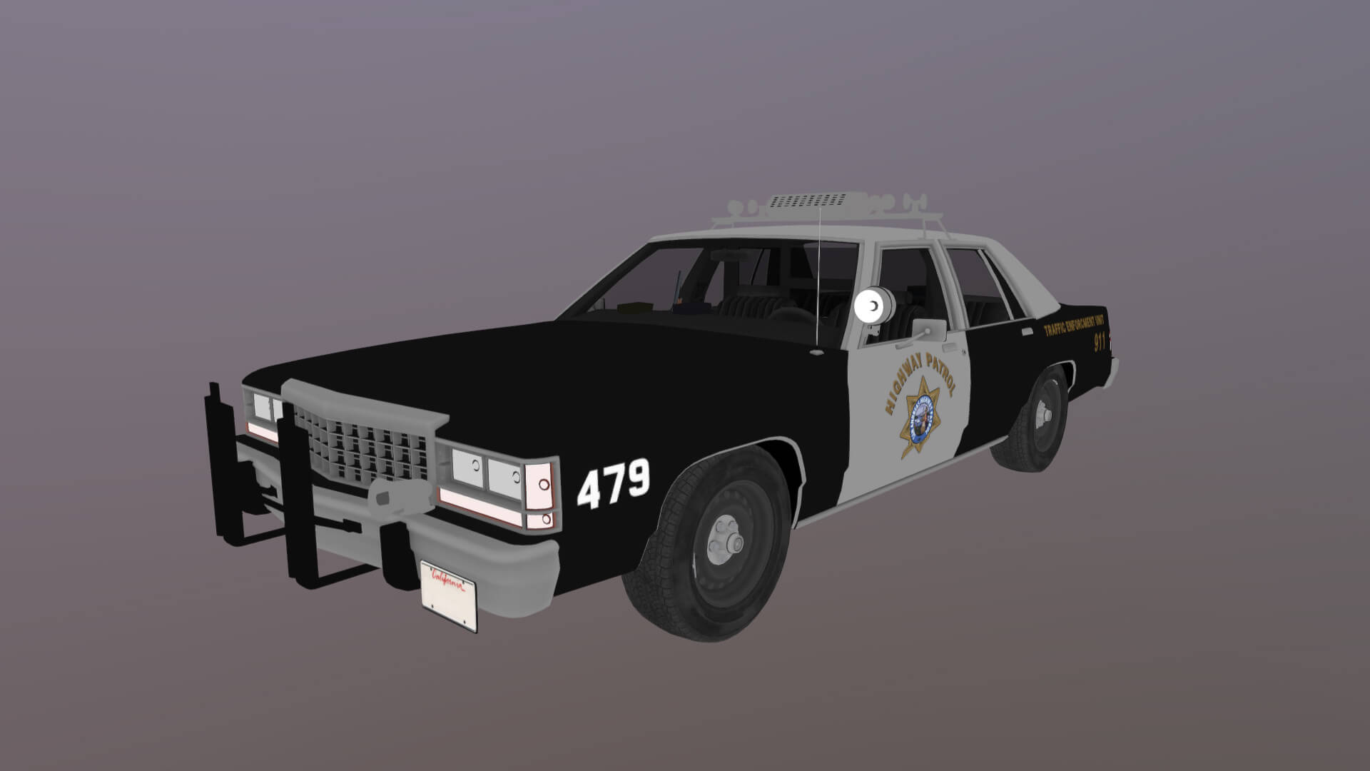 Police Patrol Car - 3D Model by Veaceslav Condraciuc
