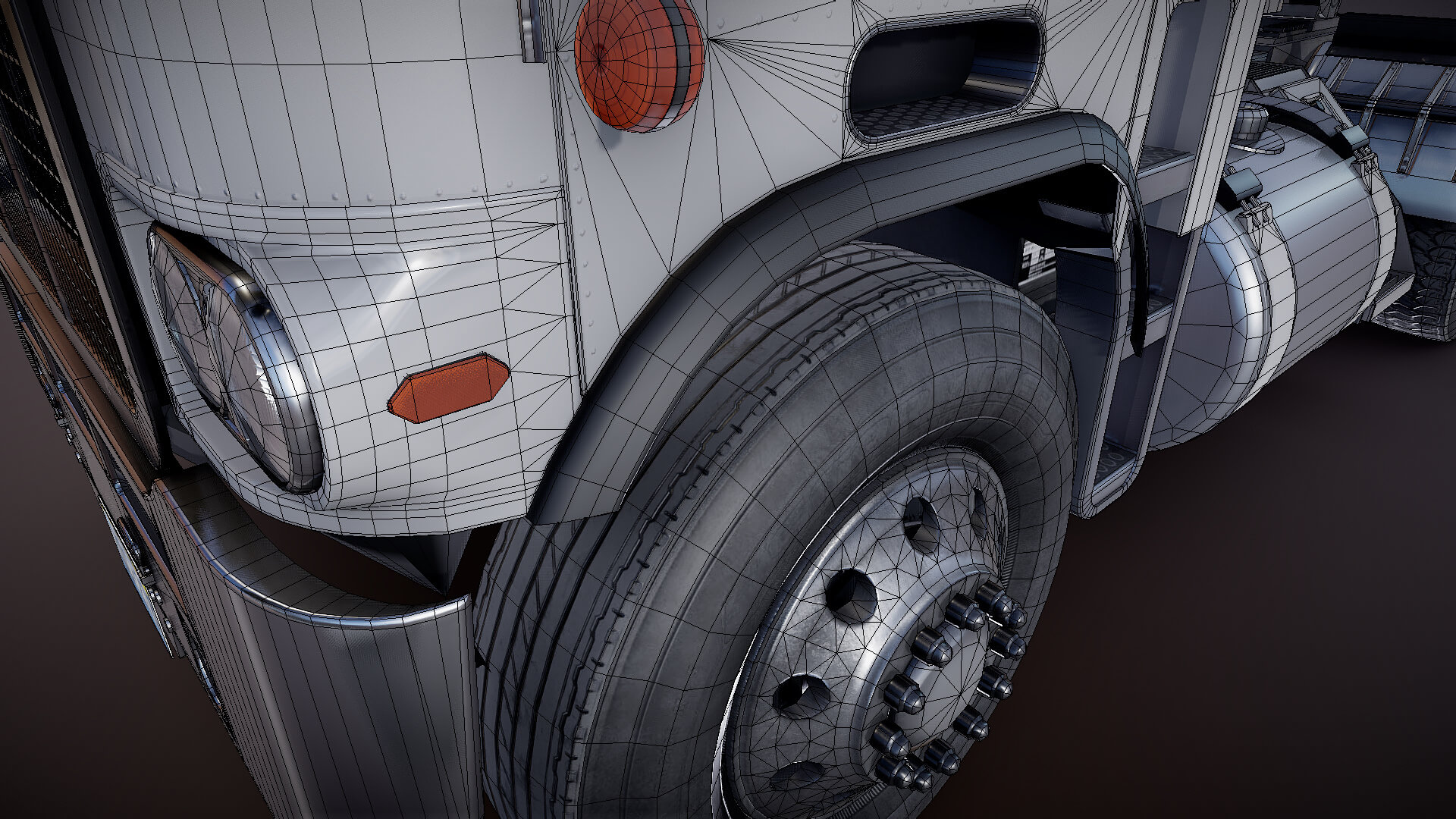 Freightliner Powerliner Single Axle Semitruck - 3D Model by Veaceslav ...