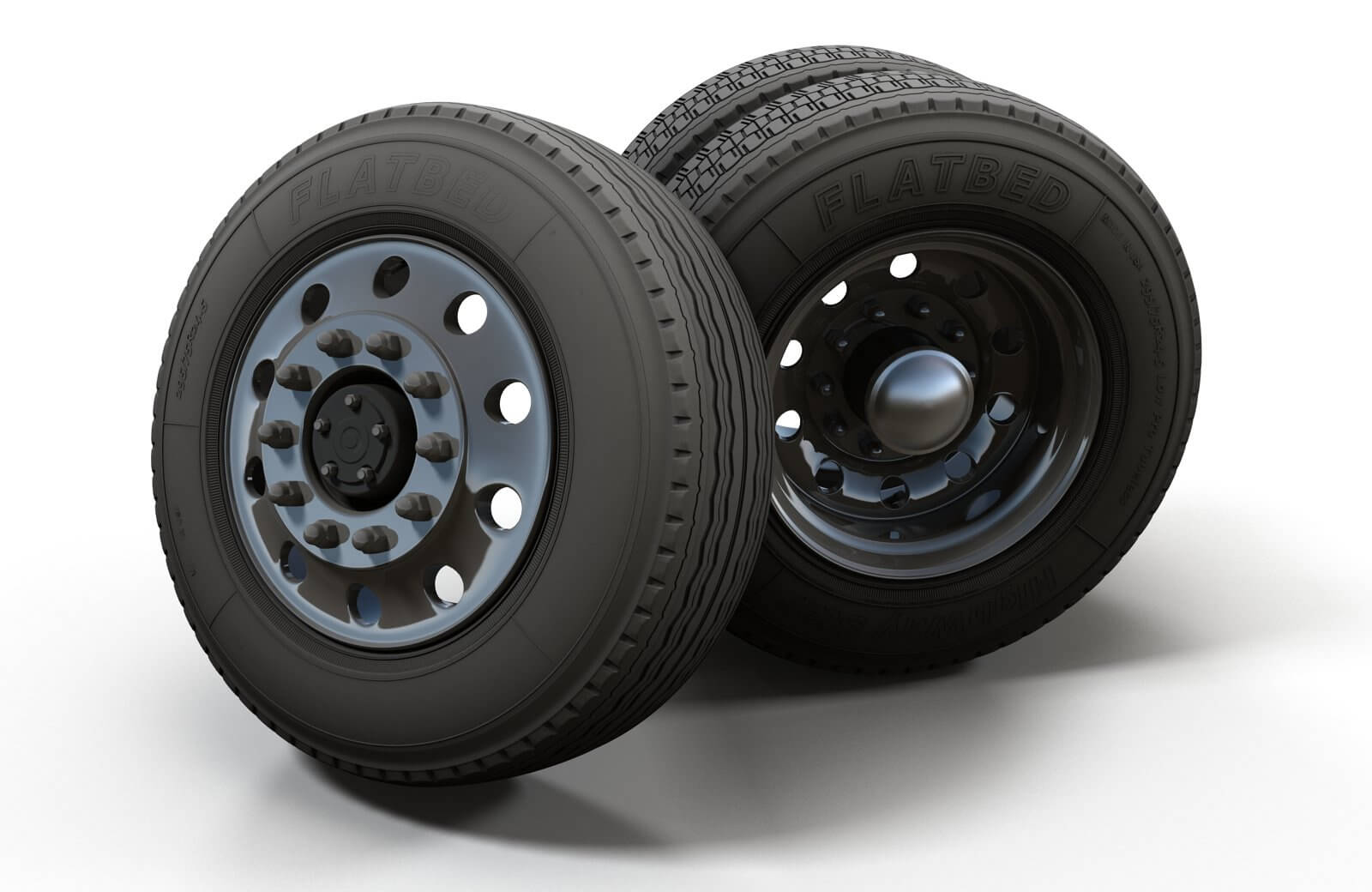 Semitruck Wheels - 3D Model by Veaceslav Condraciuc