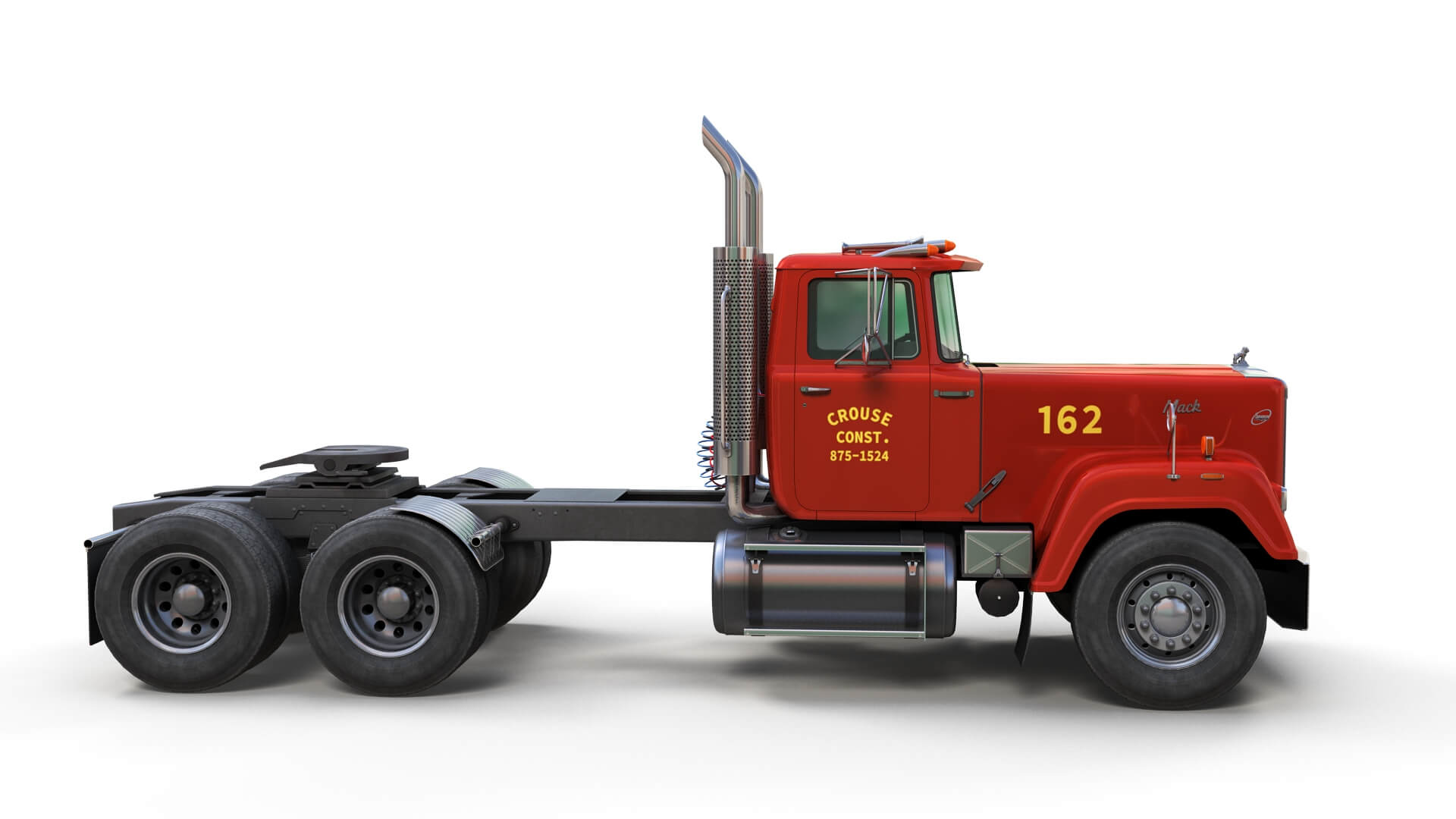 Superliner Daycab Semitruck - 3D Model by Veaceslav Condraciuc