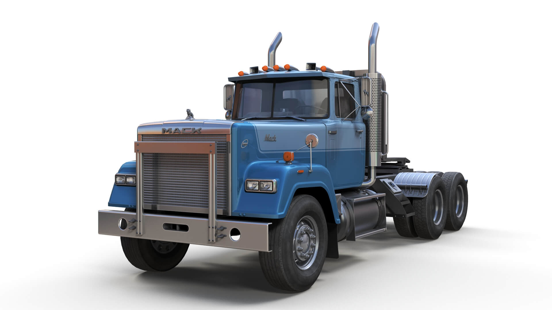 Superliner Daycab Semitruck - 3D Model by Veaceslav Condraciuc