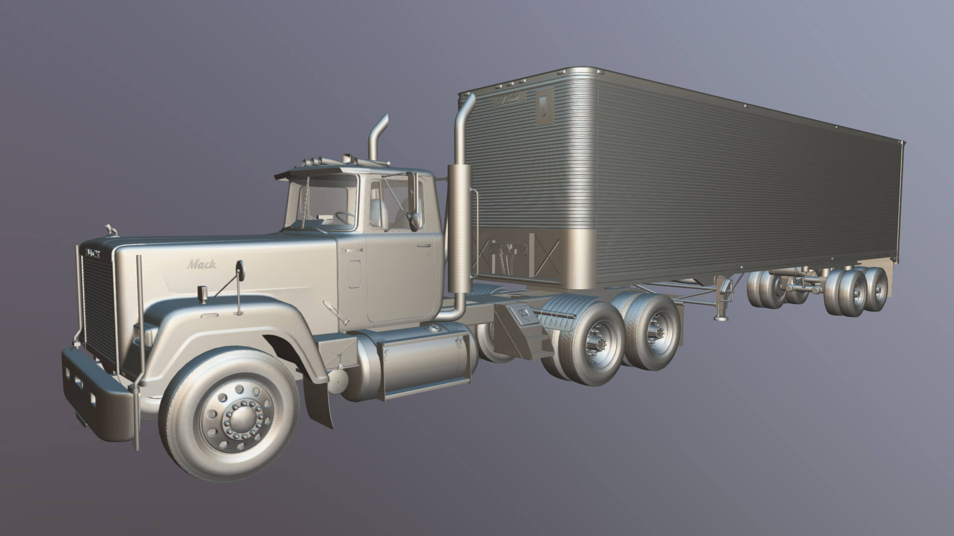 Superliner Dryvan Semitrailer - 3D Model by Veaceslav Condraciuc