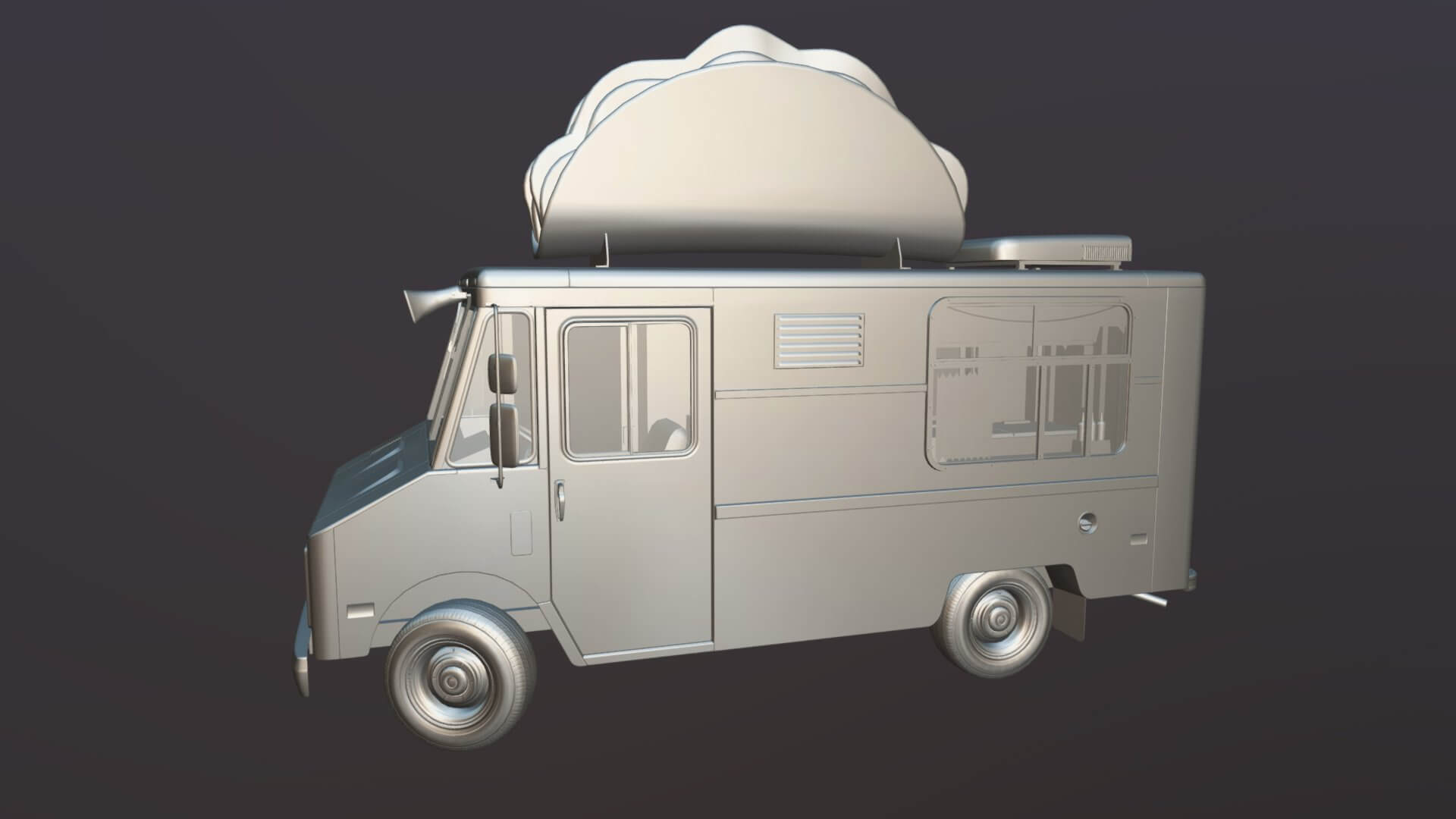 Taco Foodtruck - 3D Model by Veaceslav Condraciuc