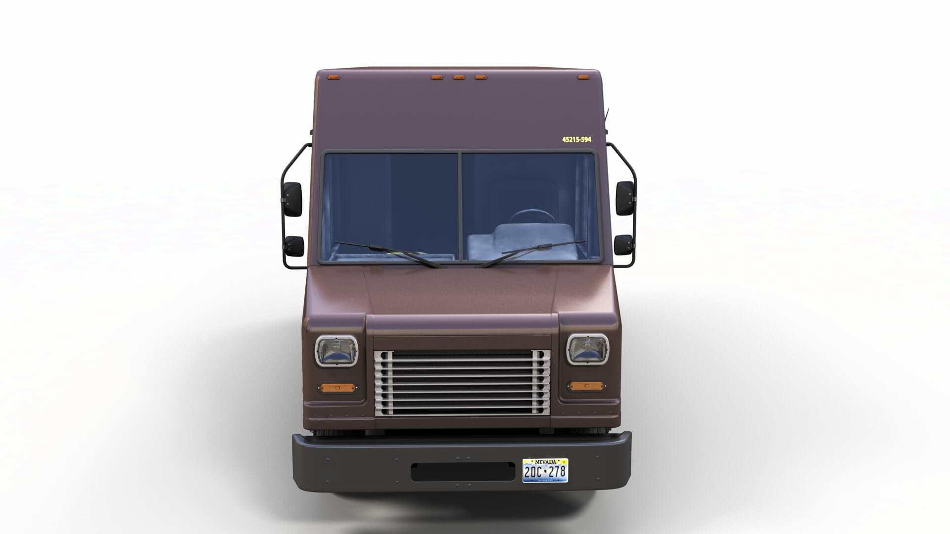 UPS Panel Van - 3D Model by Veaceslav Condraciuc