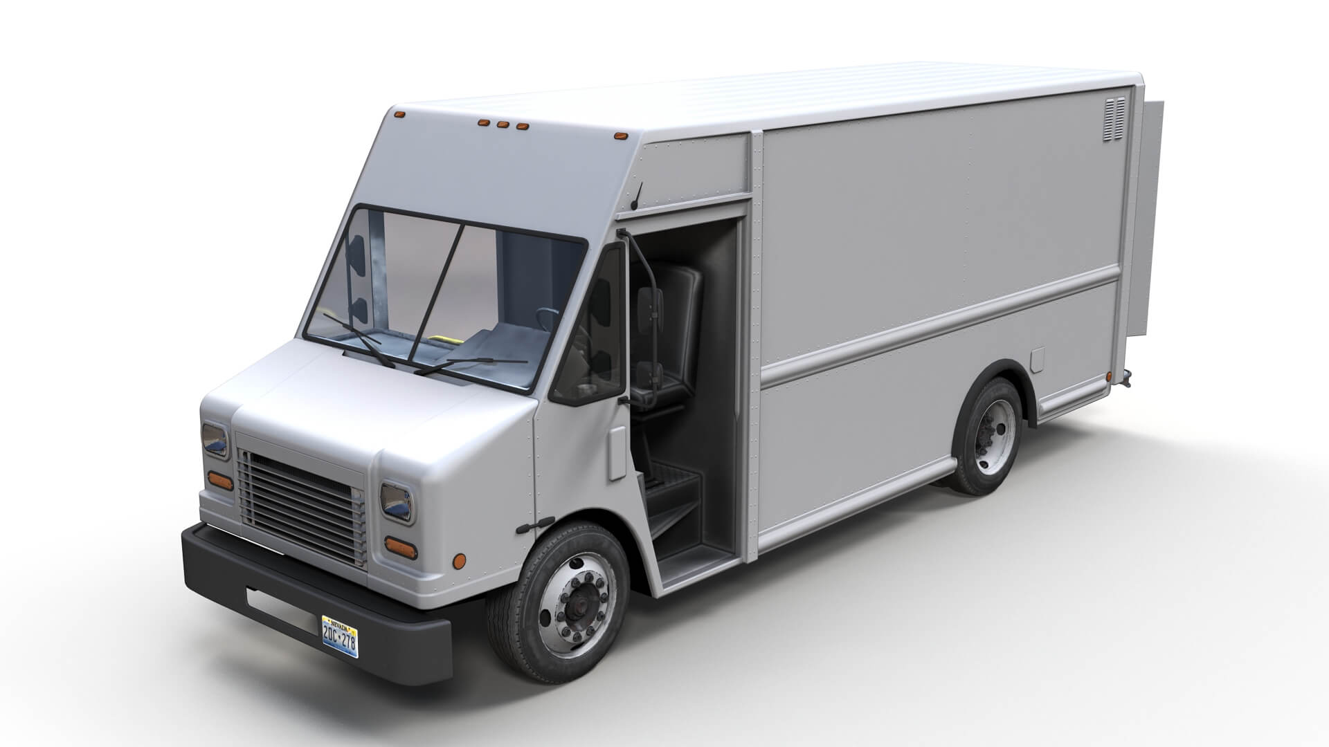 UPS Panel Van - 3D Model by Veaceslav Condraciuc