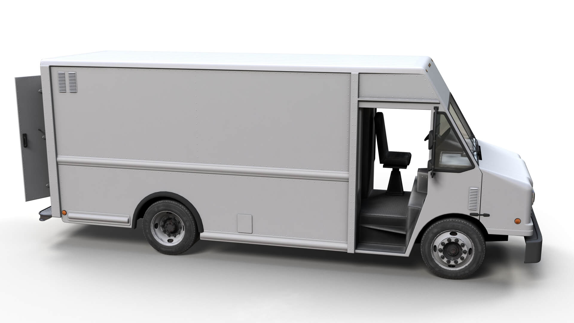 UPS Panel Van - 3D Model by Veaceslav Condraciuc