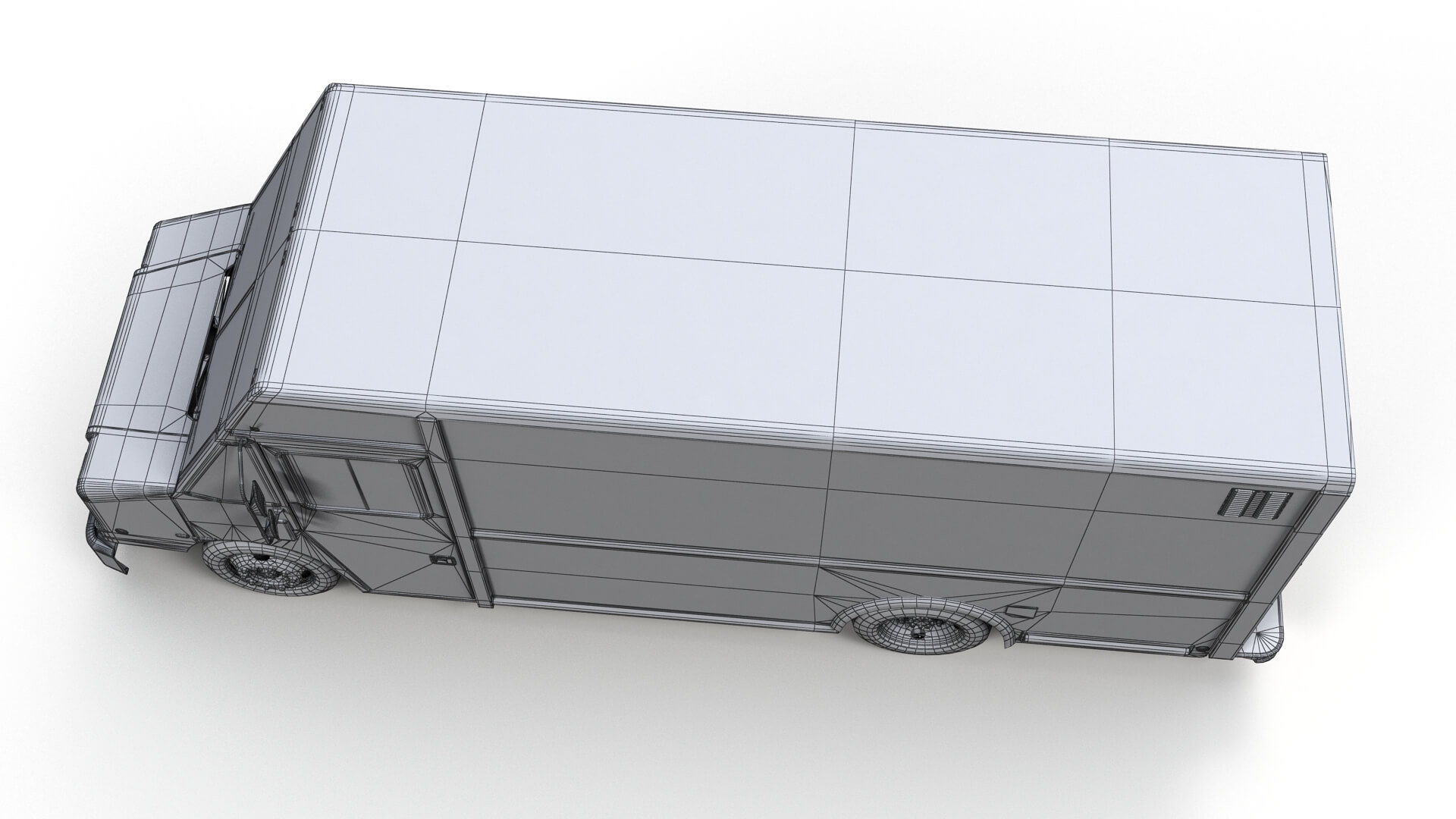 UPS Panel Van - 3D Model by Veaceslav Condraciuc