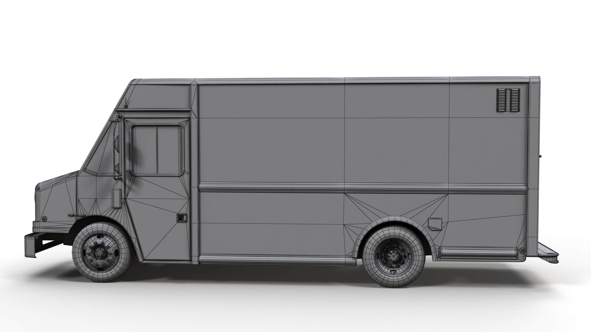 UPS Panel Van - 3D Model by Veaceslav Condraciuc