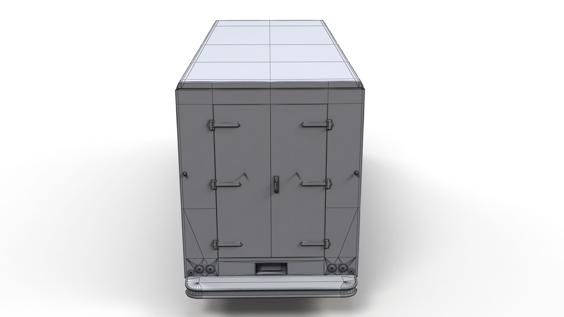 UPS Panel Van - 3D Model by Veaceslav Condraciuc