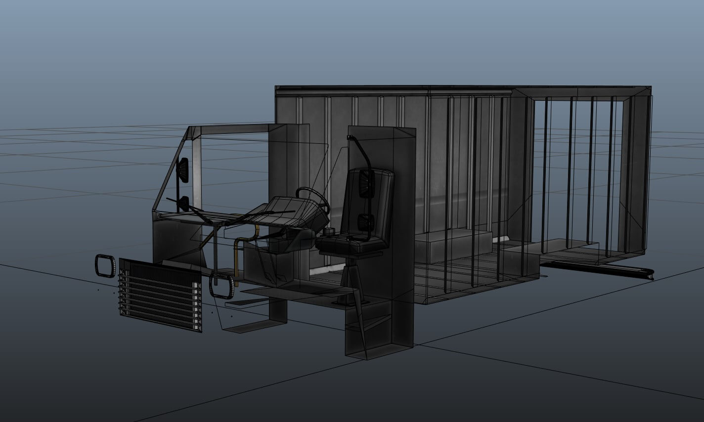 UPS Panel Van - 3D Model by Veaceslav Condraciuc