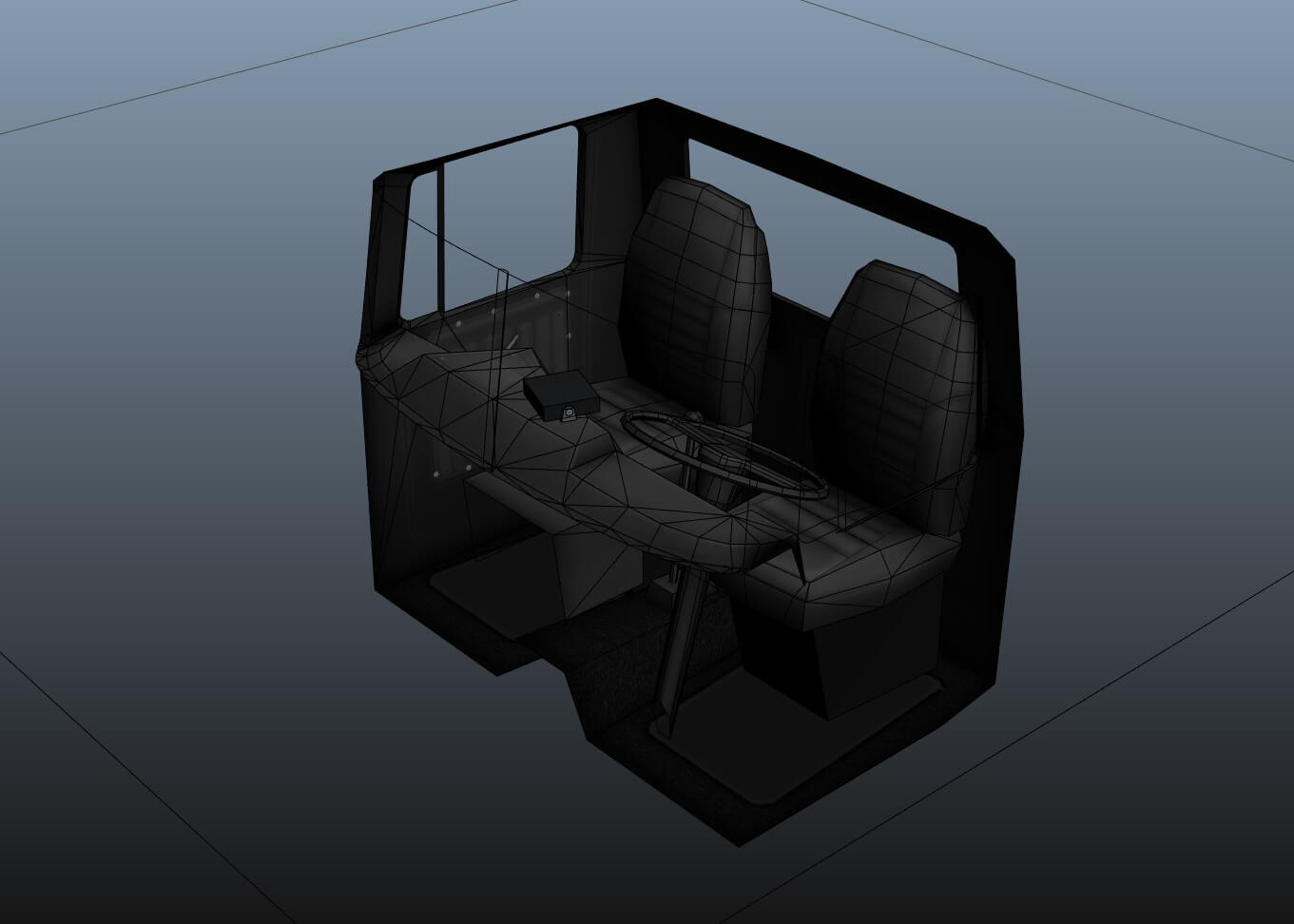 Vintage American Logger Truck - 3D Model by Veaceslav Condraciuc