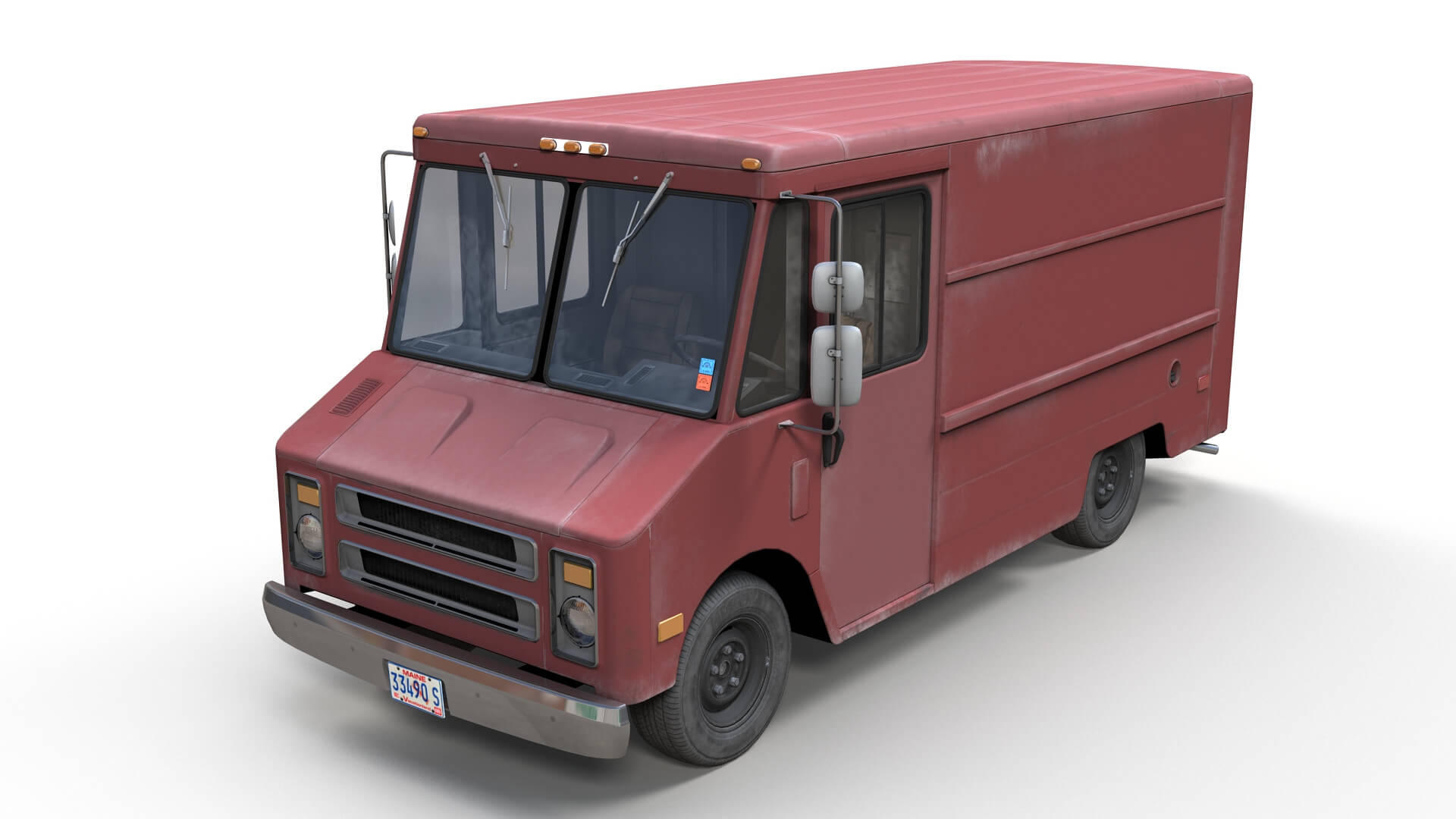 Vintage Industrial Boxvan - 3D Model by Veaceslav Condraciuc