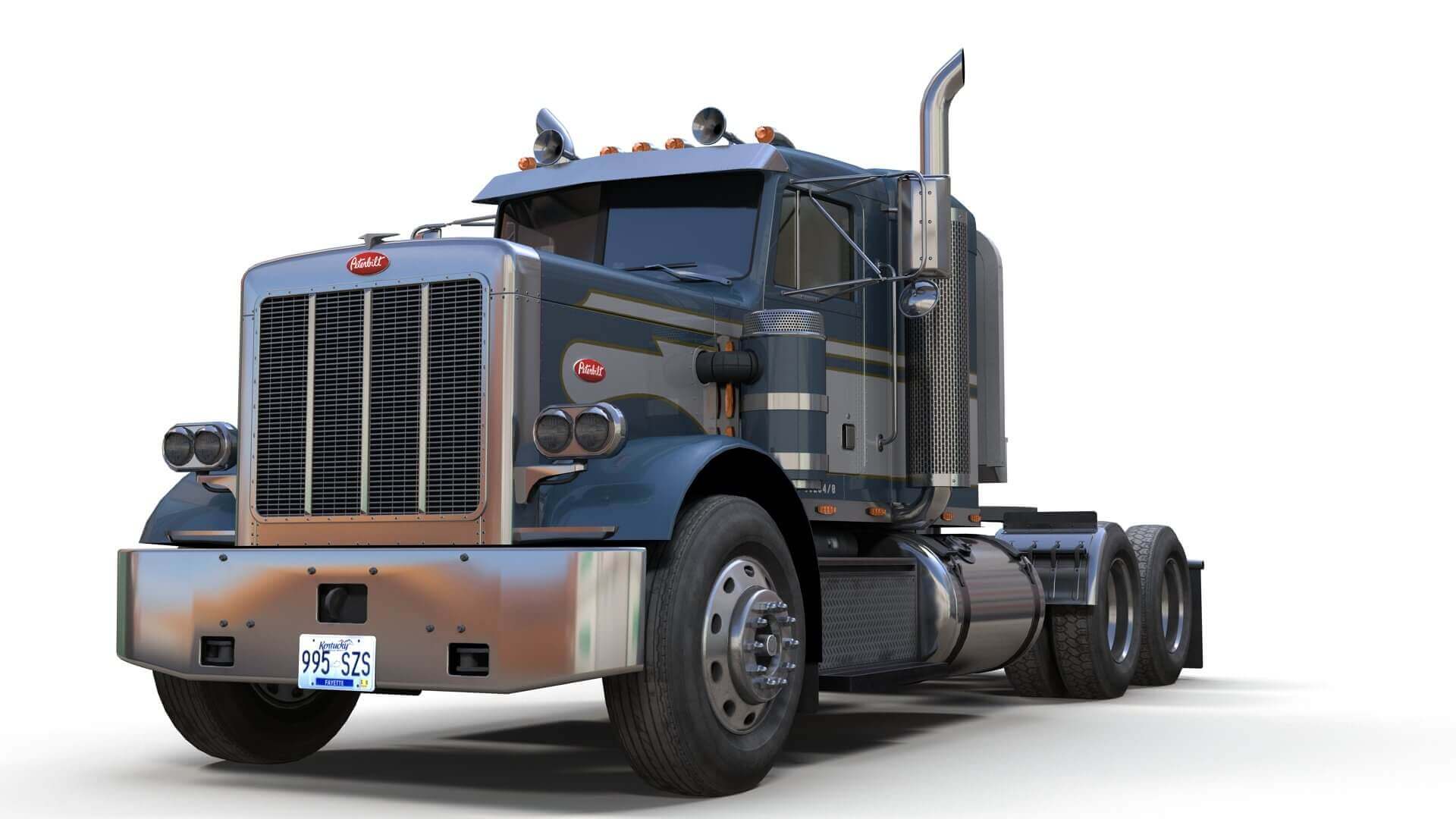 Vintage Peterbilt Truck - 3D Model by Veaceslav Condraciuc