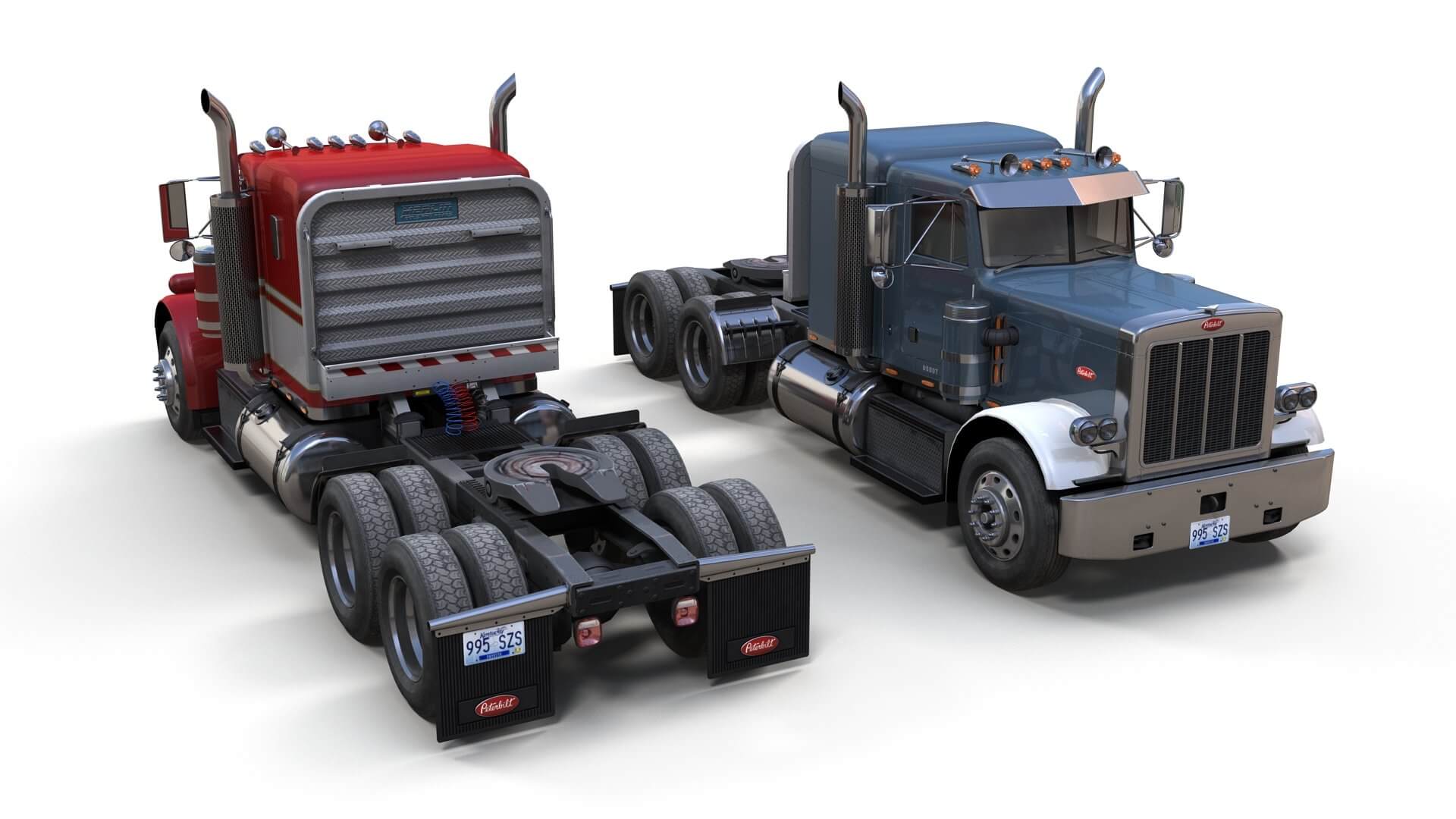 Vintage Peterbilt Truck - 3D Model by Veaceslav Condraciuc