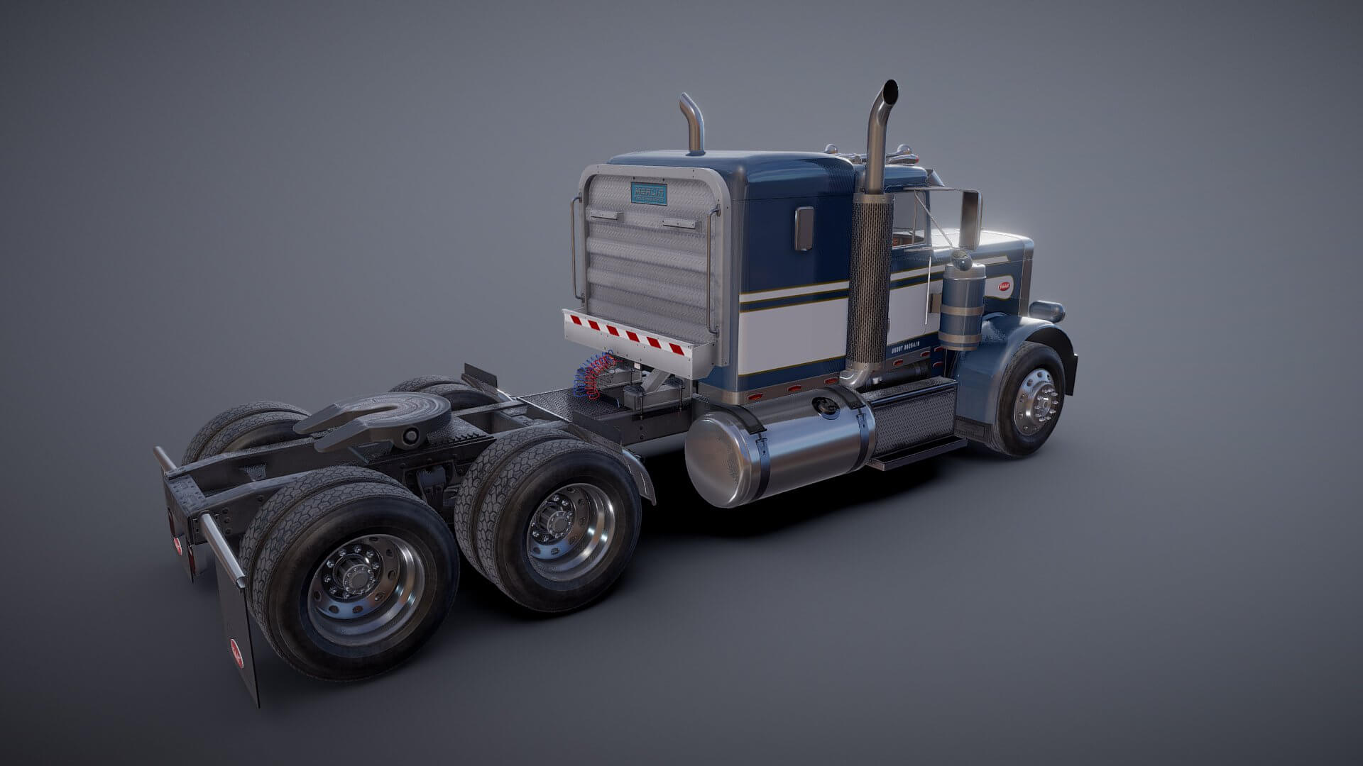 Vintage Peterbilt Truck - 3D Model by Veaceslav Condraciuc