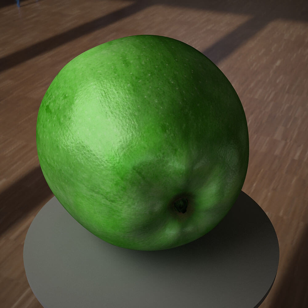 Apple Fruit - 3D Model by vefilanna