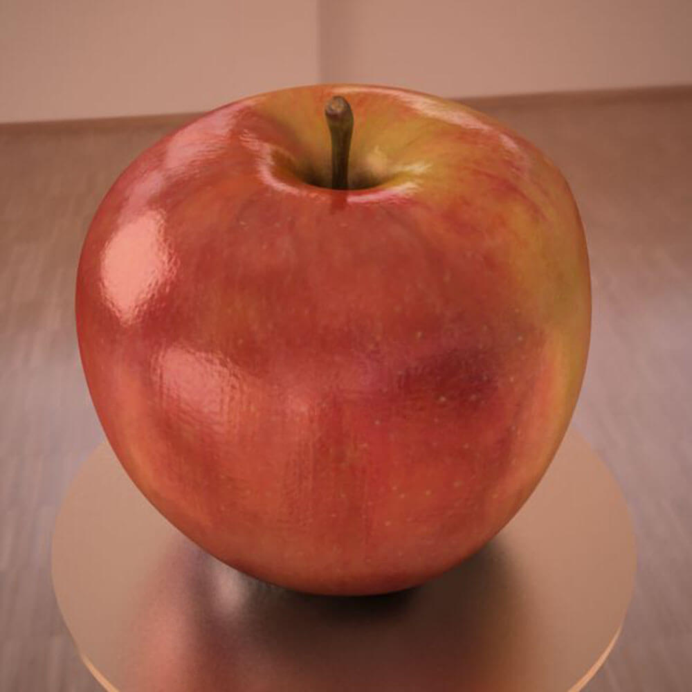 Apple Fruit - 3D Model by vefilanna