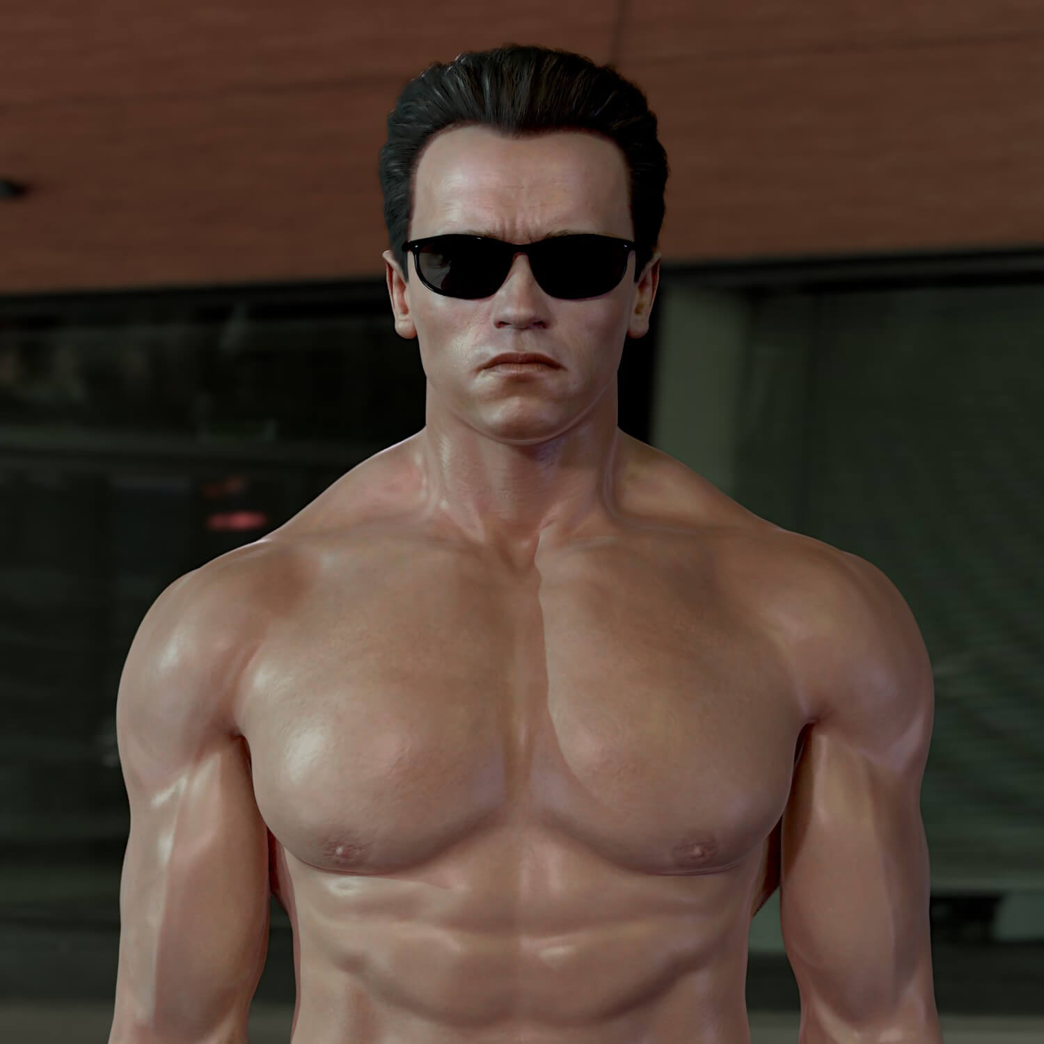 Arnold Schwarzenegger Body - 3D Model by vefilanna