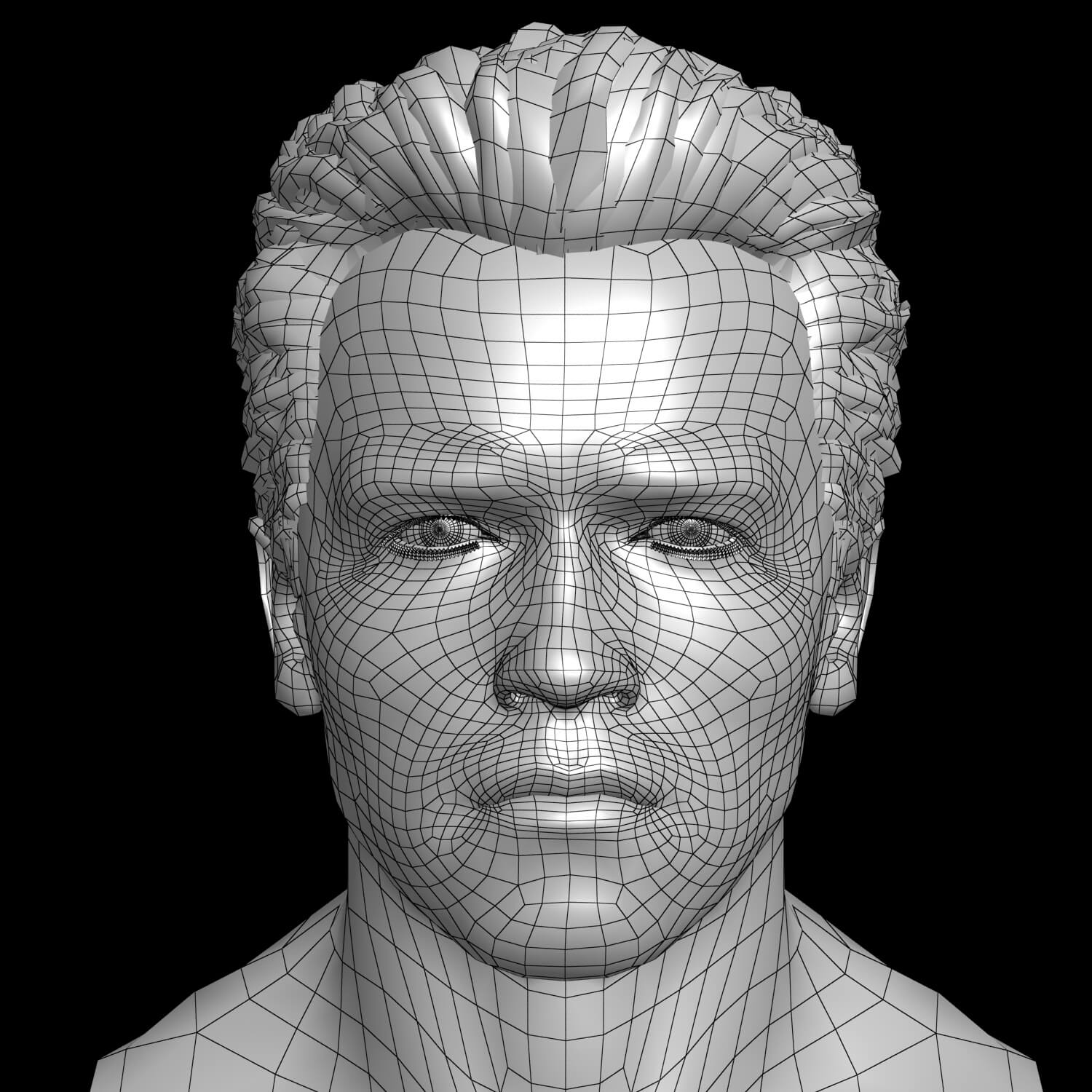 3D Model Arnold Schwarzenegger Head by vefilanna
