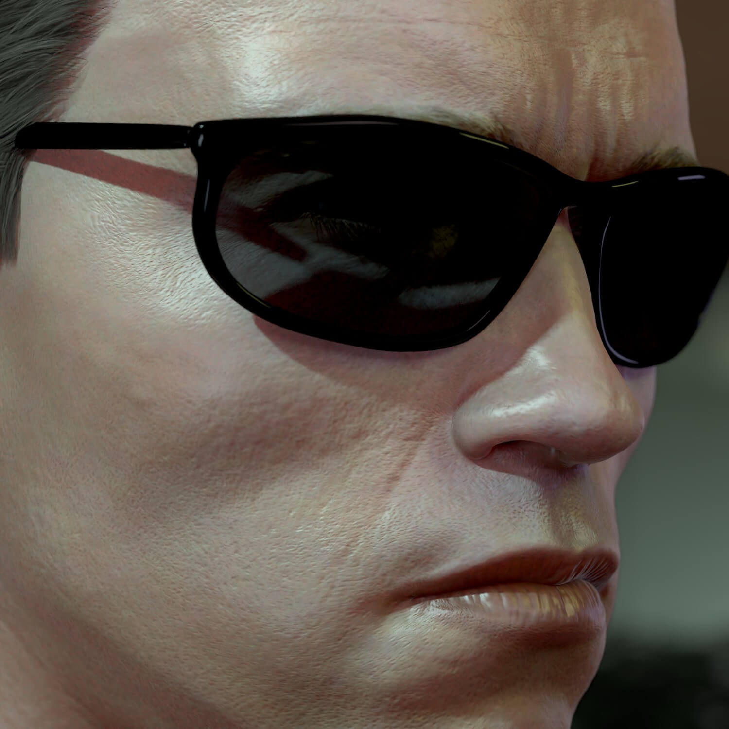 3D Model Arnold Schwarzenegger Head by vefilanna
