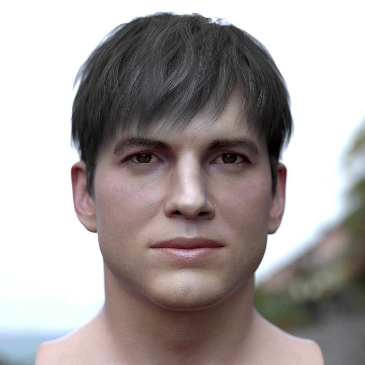 Ashton Kutcher Head - 3D Model by vefilanna