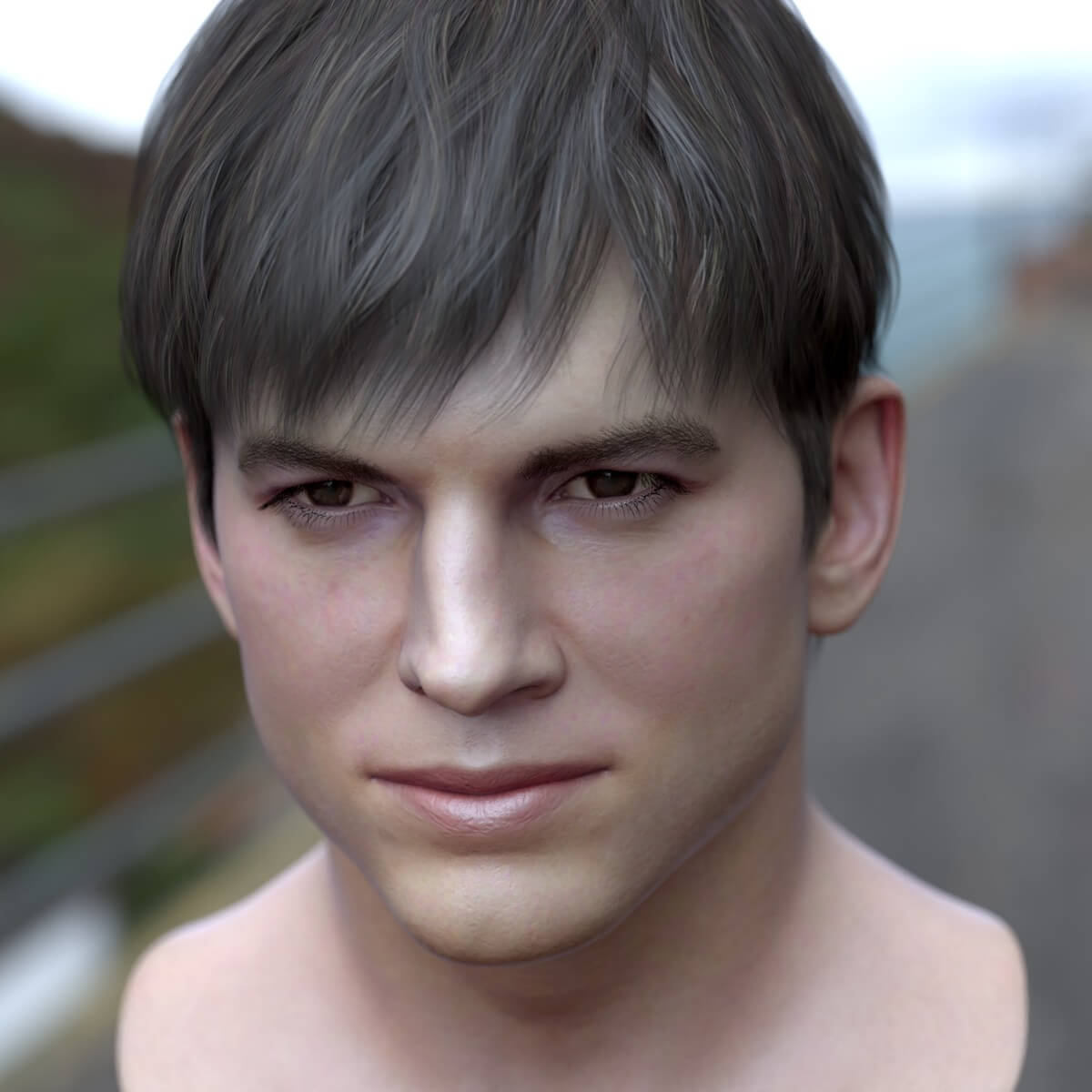 Ashton Kutcher Head - 3D Model by vefilanna