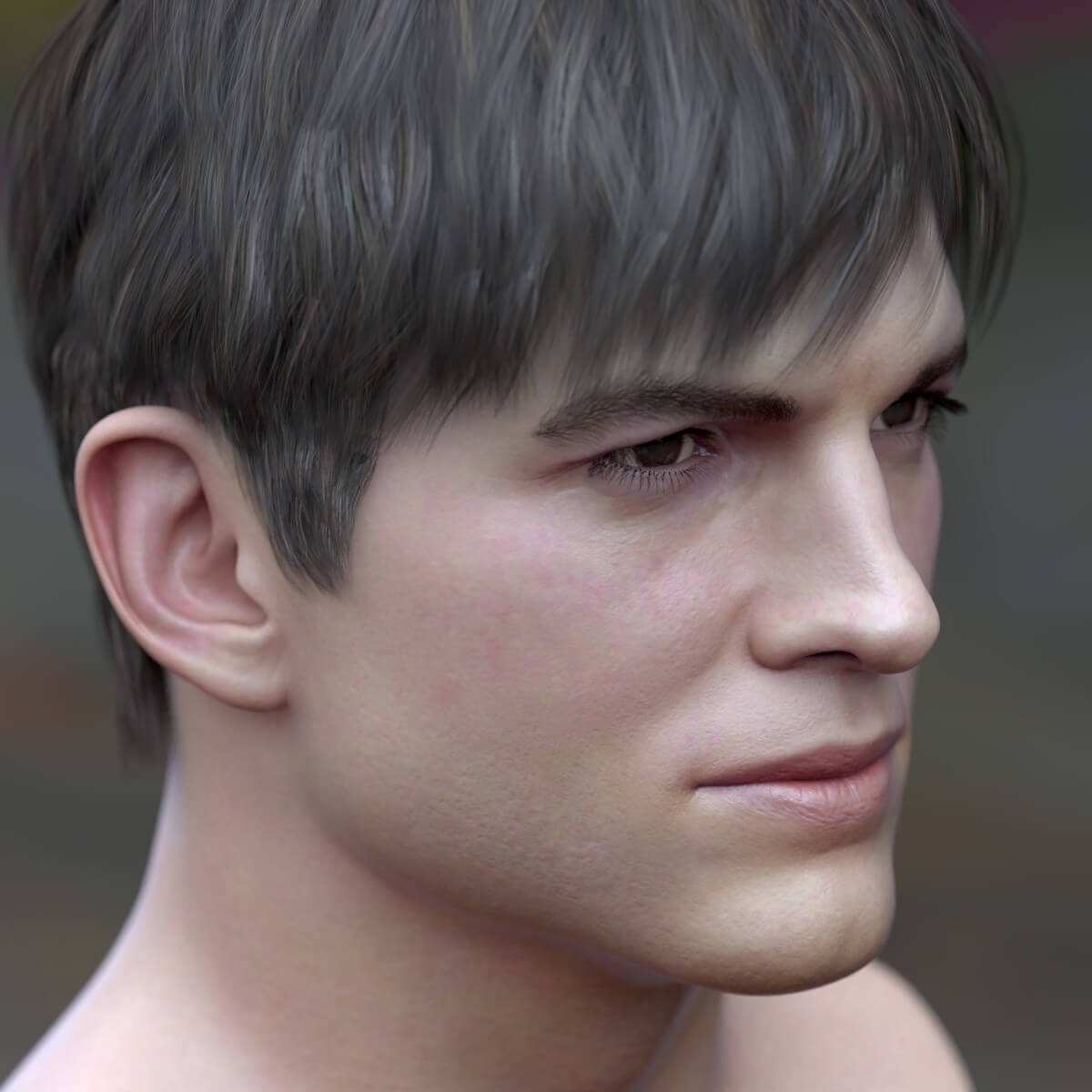 Ashton Kutcher Head - 3D Model by vefilanna